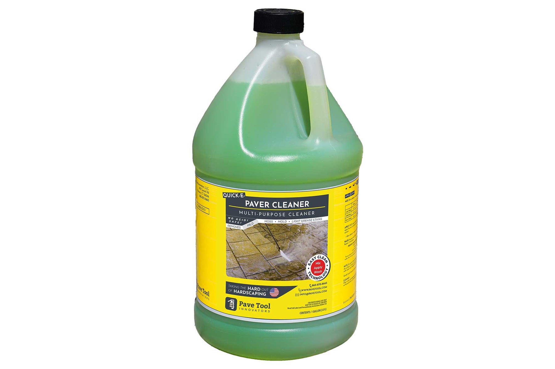 Quick-E-Paver Cleaner (1 Gallon) | Paver Cleaner Solution – Pave Tool ...