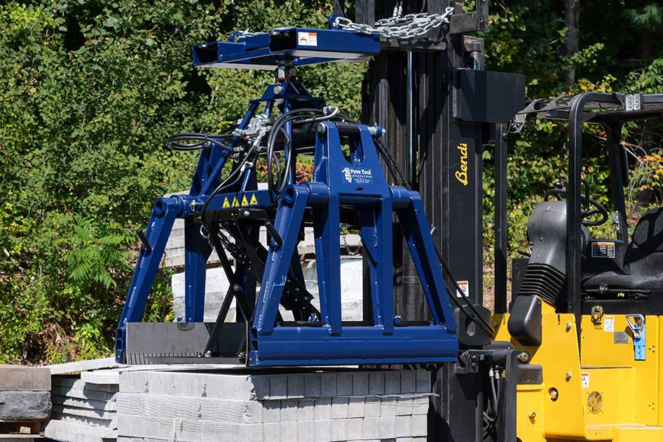 Cube Clamp | Mechanical Paver Yard Clamp | Pallet Management
