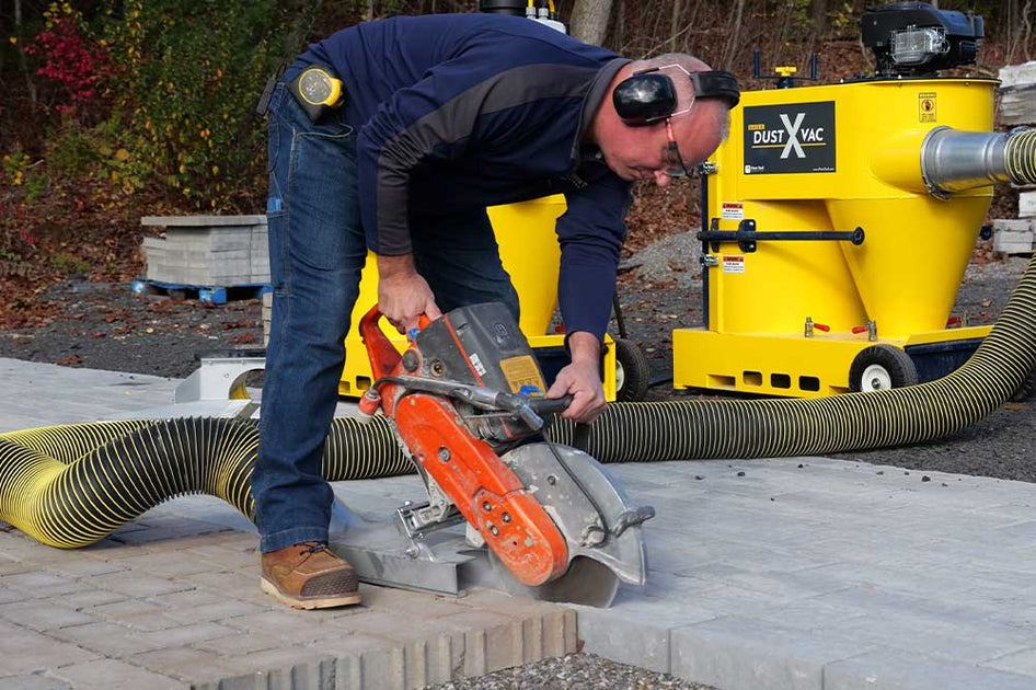 Quick-E-Dust X Vac | Dry Saw Dust Remover | Cut in Place Saw