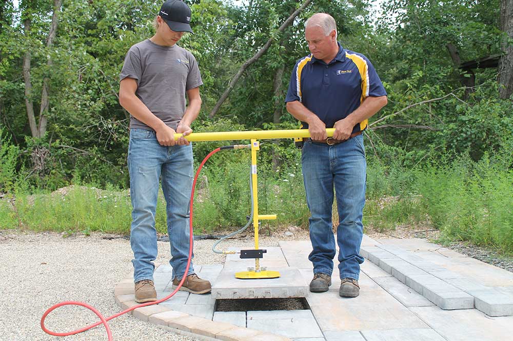 ES T-Handle Extension | Paver Lifting Tools and Equipment