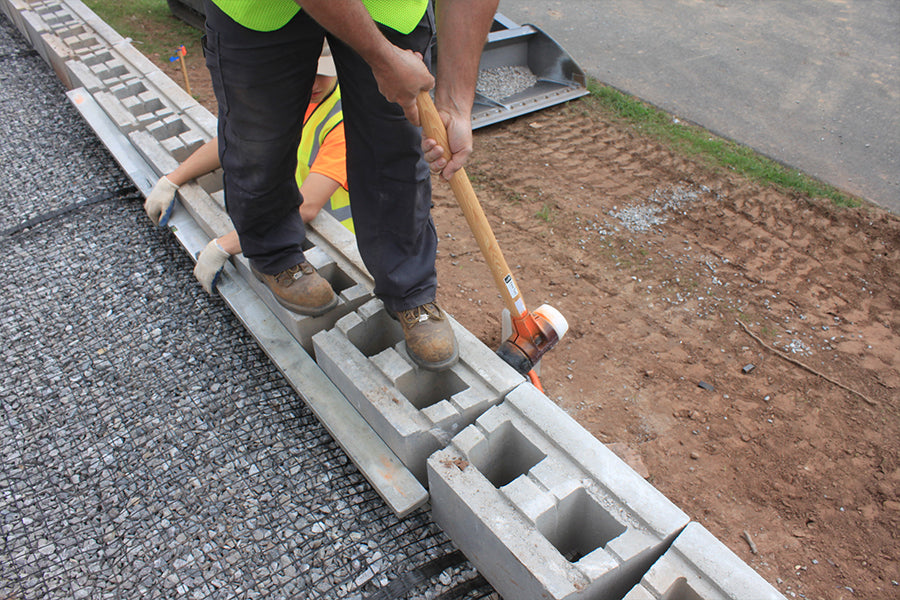 Halder Sim81 Mallet | Rubber Sledge Hammer | Paver Mallets